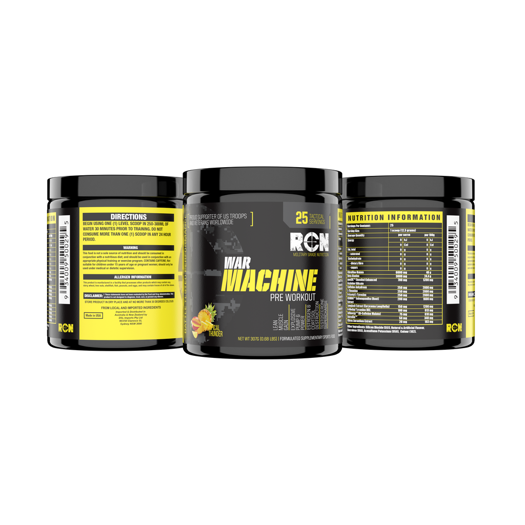 War Machine Pre Workout 25 srvs – RCN Nutrition